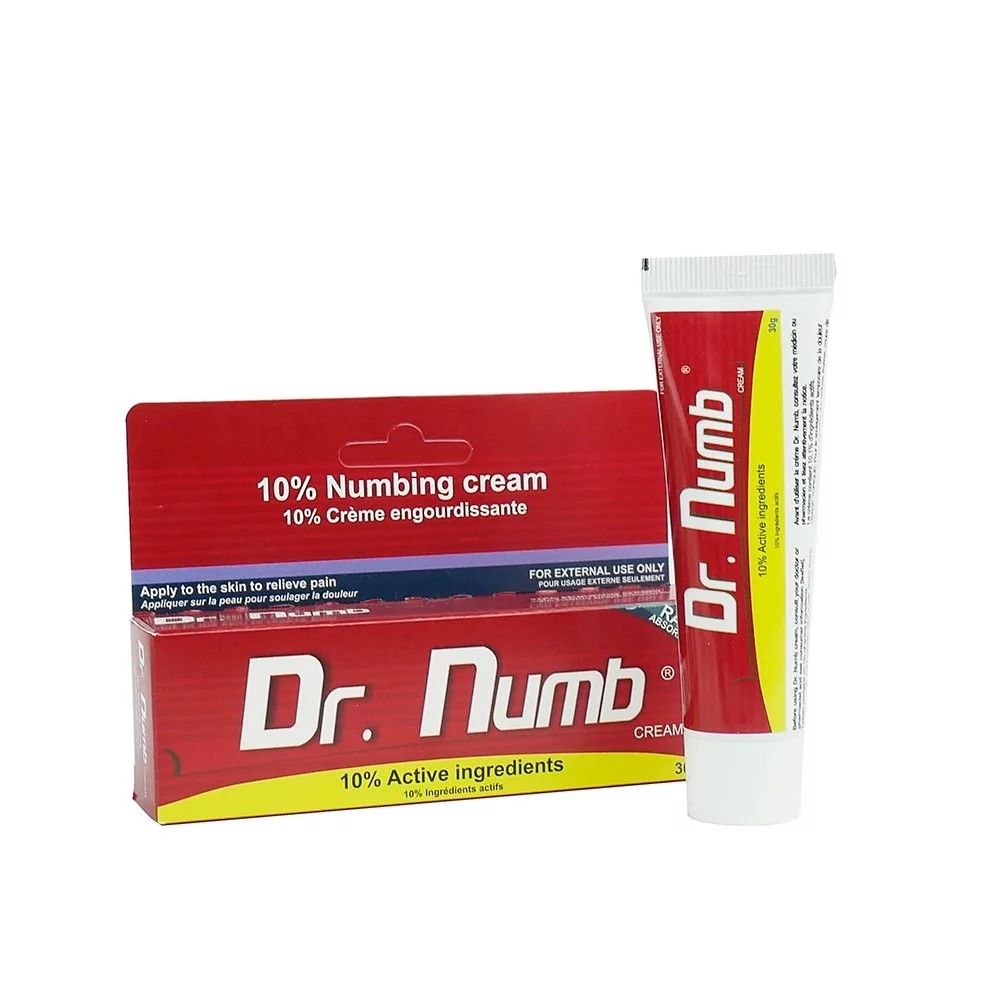 Anesthetic cream Dr.Numb Epinephrine with adrenaline, 30 g