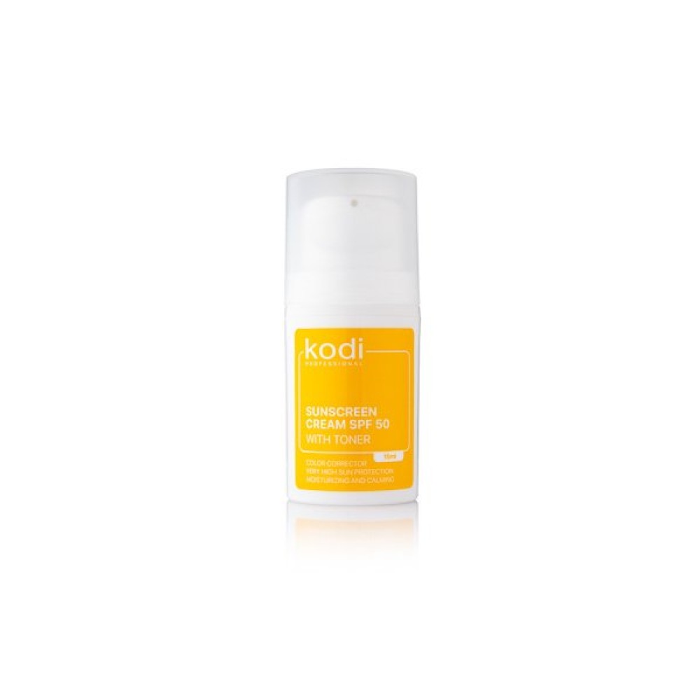 Sunscreen SPF 50 with toner Kodi Professional, 15 ml