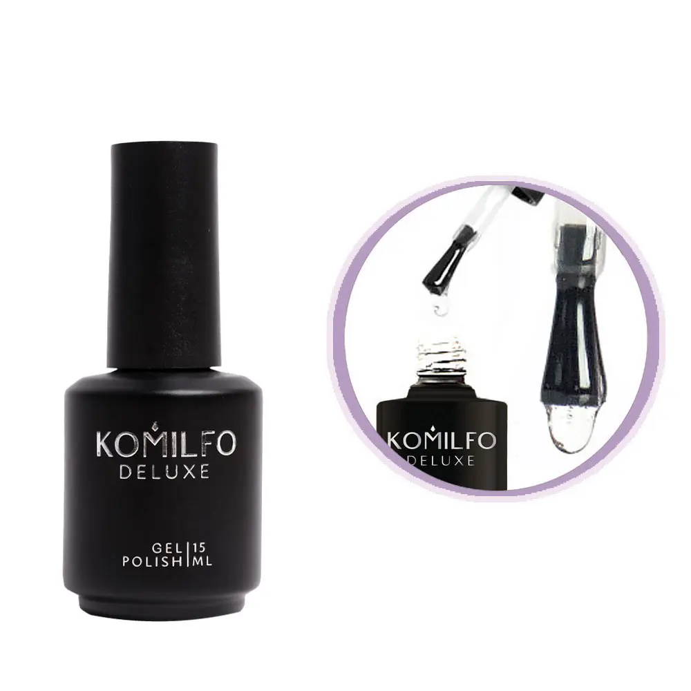 Komilfo Rubber Base - rubber base for Gel Nail Polish, 15 ml