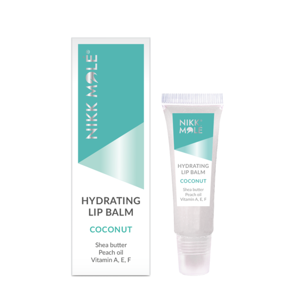 Coconut Moisturizing Lip Balm Nikk Mole, 10 ml.
