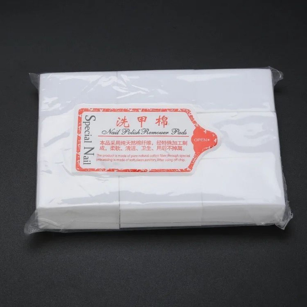 Disposable soft lint-free manicure wipes in a package